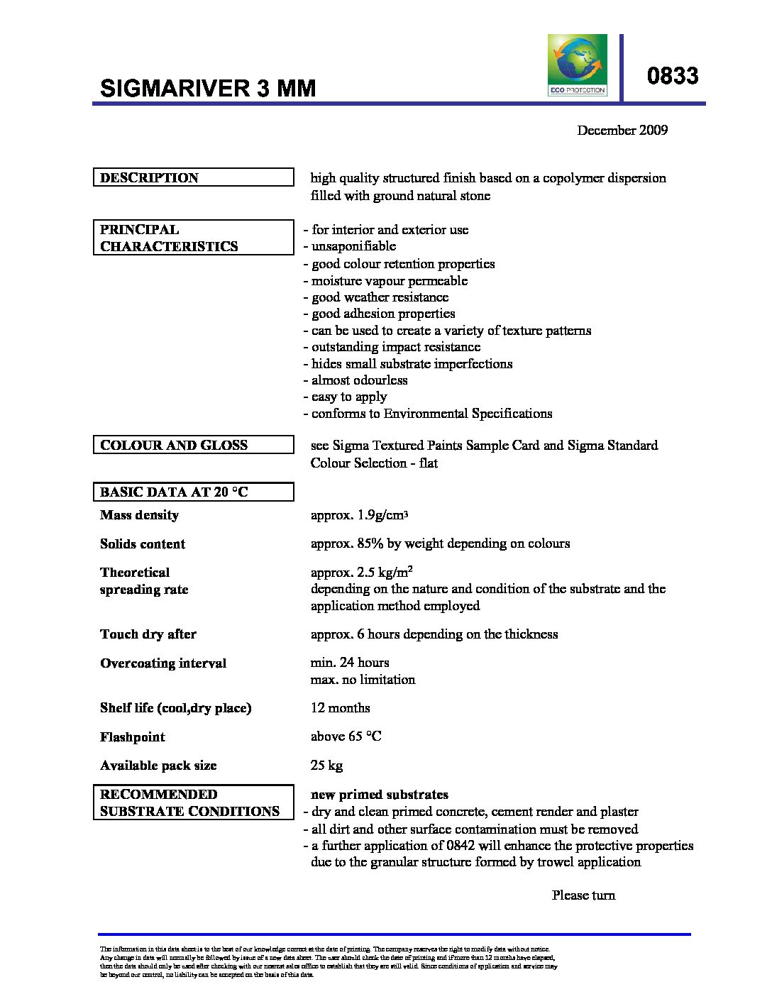 SIGMA RIVER 3 MM 0833 DRUM - Afrah Al Khaleej