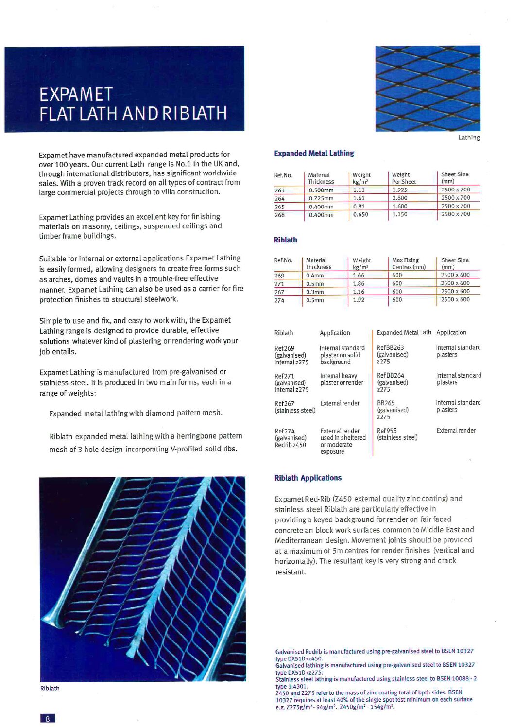 EXPAMET METAL LATH 2.5M * 0.70CM / 0.650 KG/M2/1.150 KG /SHIT - Afrah ...