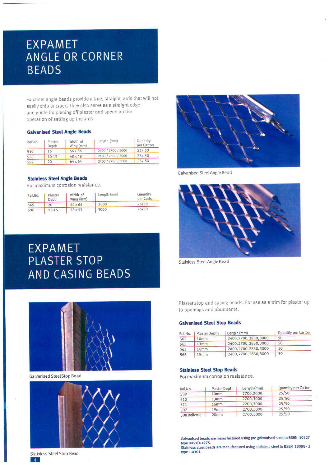 EXPAMET ANGEL BEADS 5CM * 3M / 50PCS - Afrah Al Khaleej